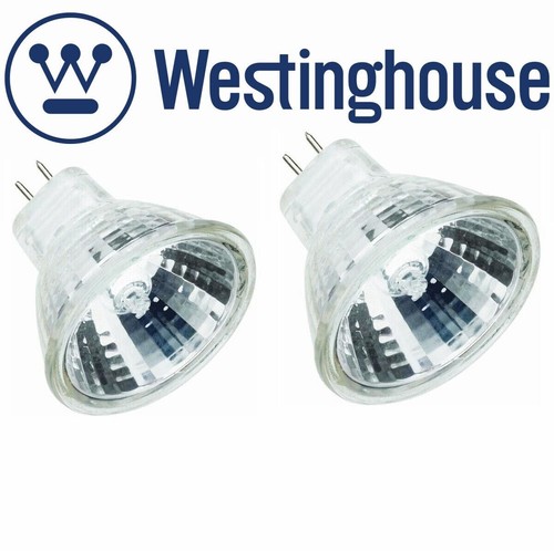 Show Case (2) Westinghouse 12 Volt 75-Watt Flood GU5.3 Base Light Bulbs ...