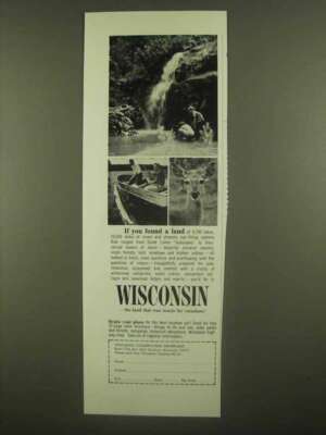1965 Wisconsin Tourism Ad - If You Found a Land | eBay