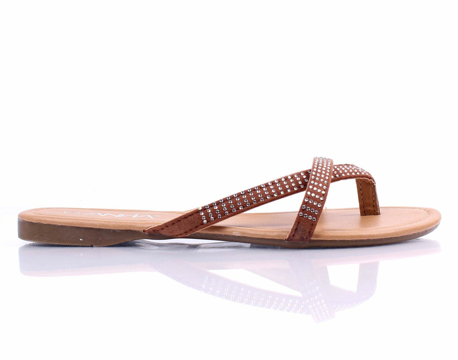 3 Color Rhinestones Double Straps Slip On Home Outside Women Flip Flops ...