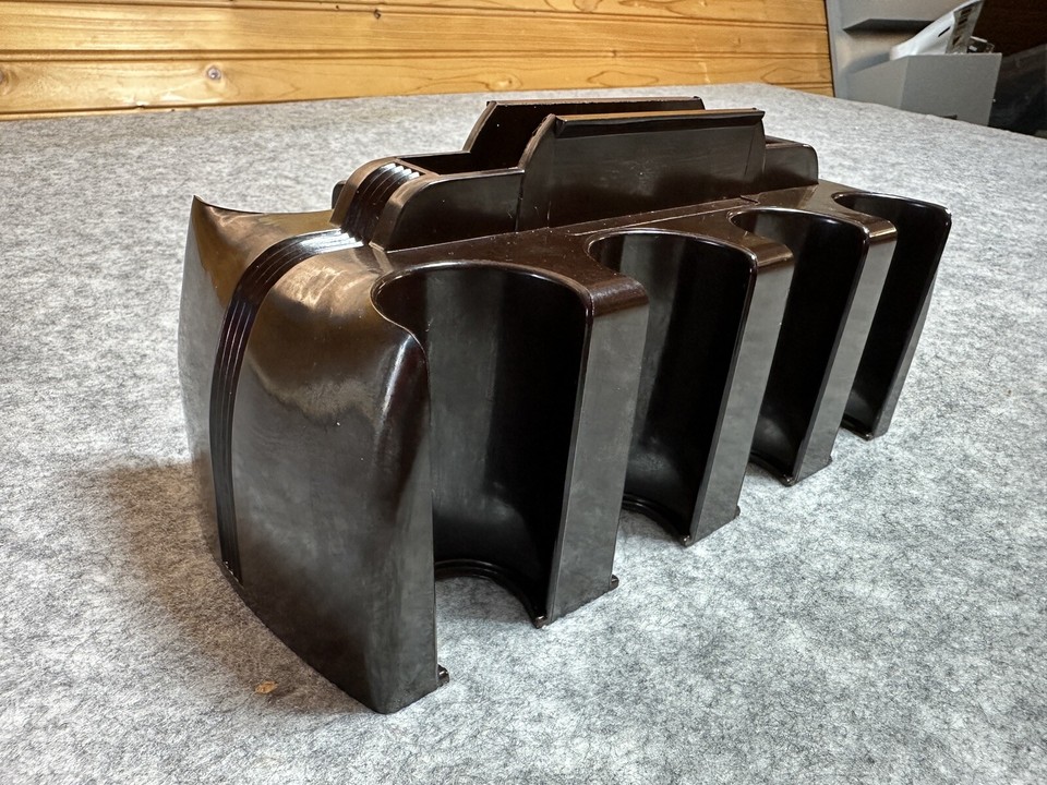 Vintage Poker Chip Caddy Card Holder Catalin Bakelite Art Deco Mid ...