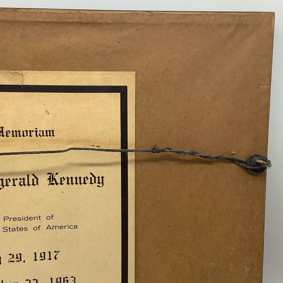 Vtg John Fitzgerald Kennedy JFK Portrait Photo Fabian Bachrach 11" x 14 ...