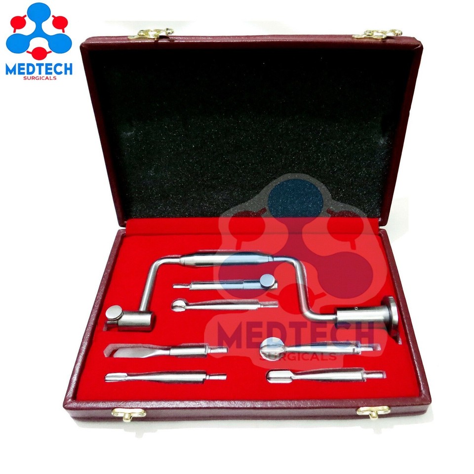 Orthopedic Hudson Brace Hand Drill Set of 7 Pcs Neurosurgery Tools | eBay