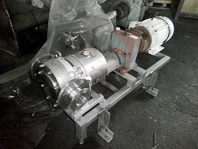 3 inch APV DW4 SANITARY STAINLESS STEEL DISPLACEMENT PUMP 7.5 Hp | eBay