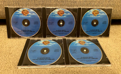 WARNER BROS SOUND EFFECTS LIBRARY SFX 5 CD SET SOUND IDEAS 1992 FX ...