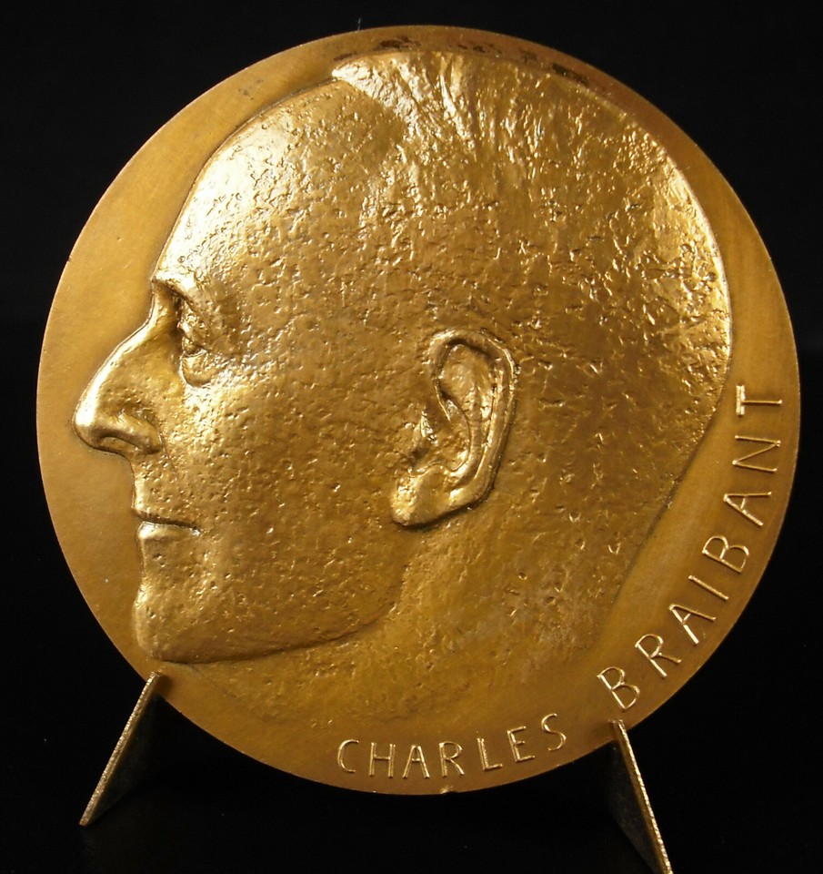 Médaille Charles Braibant écrivain Villemomble archiviste PAX OPTIMA ...