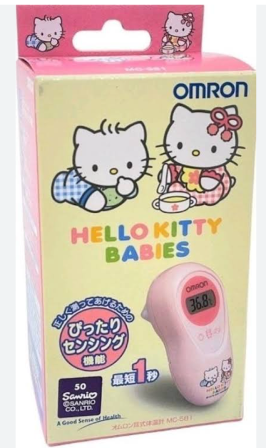 Sanrio Hello Kitty Babies Ear Thermometer Compact Omron MC-581 | eBay