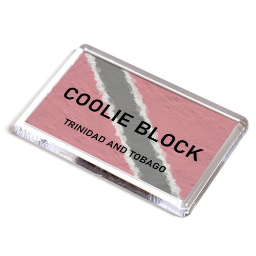 FRIDGE MAGNET - Coolie Block - Trinidad and Tobago Flag | eBay