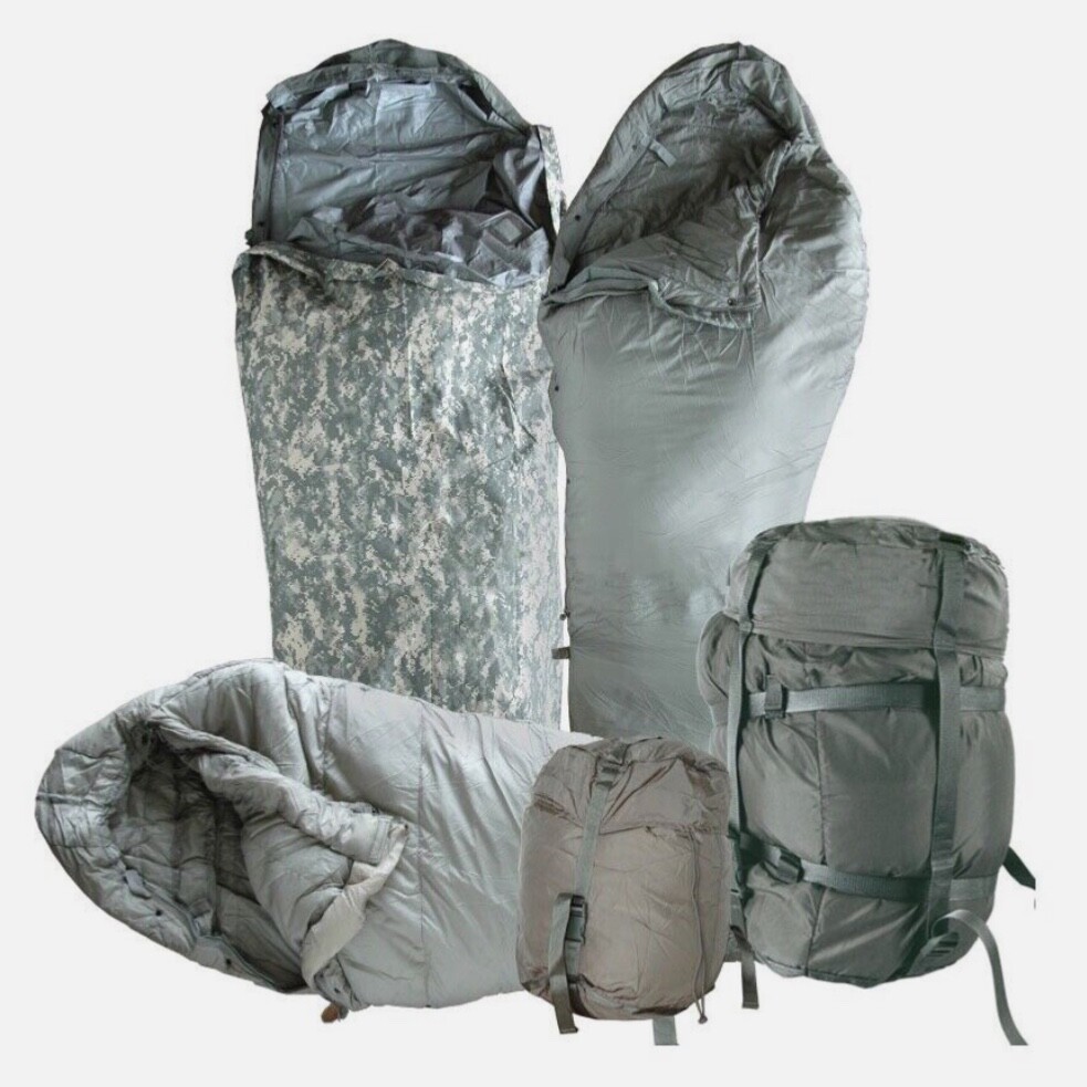 New* Authentic US Military Issue Modular Sleeping System (MSS), -40°F ...