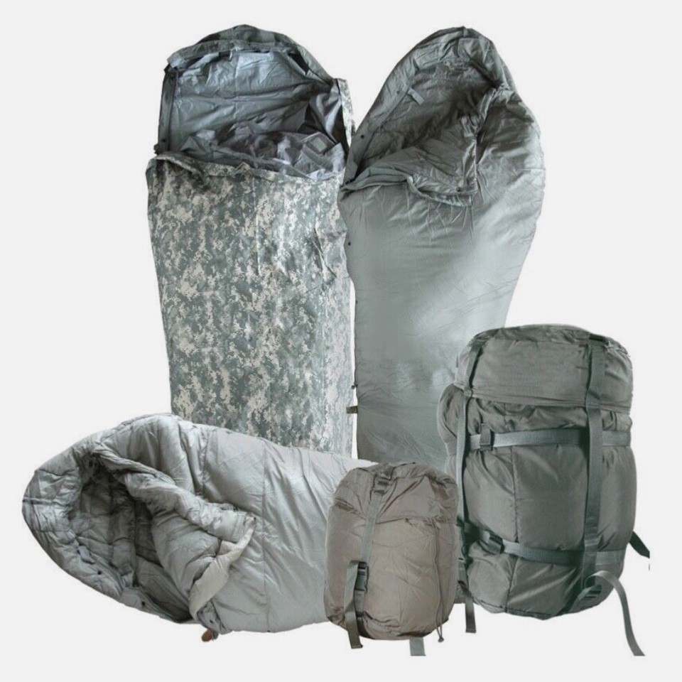 New* Authentic US Military Issue Modular Sleeping System (MSS), -40°F ...