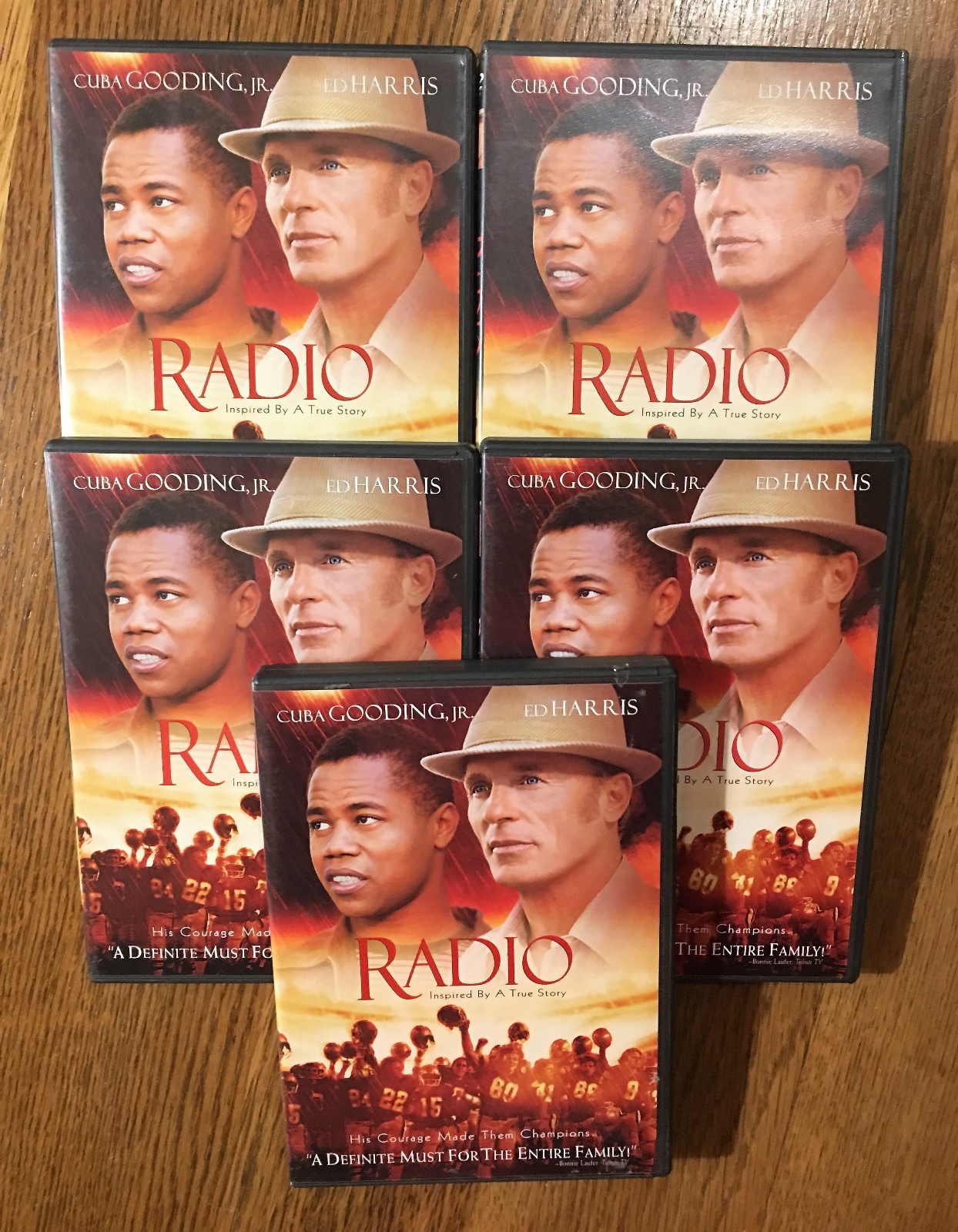 Radio DVDs Ed Harris 5 DVD Lot five copies Football | eBay