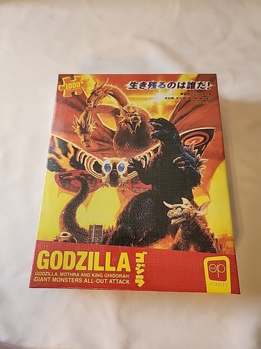 GODZILLA All Out Attack 1000 Piece Jigsaw Puzzle Mothra King Ghidorah ...
