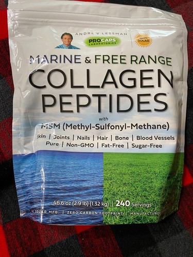 Andrew Lessman Marine & Free Range Collagen Peptides with MSM 240 Serv ...