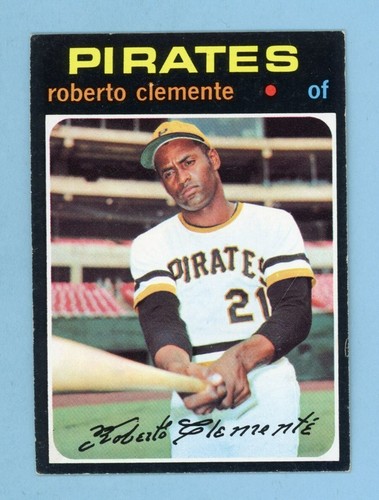 1971 Topps #630 Roberto Clemente Pittsburgh Pirates Baseball Card EX+ ...