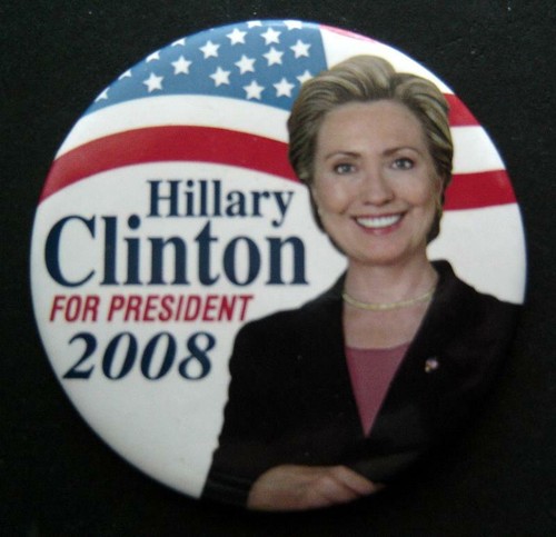 Hillary CLINTON for President 2008 Political PIN 3" Round | eBay