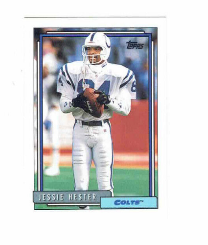 Jessie Hester Indianapolis Colts WR #639 Topps 1992 Football Card | eBay
