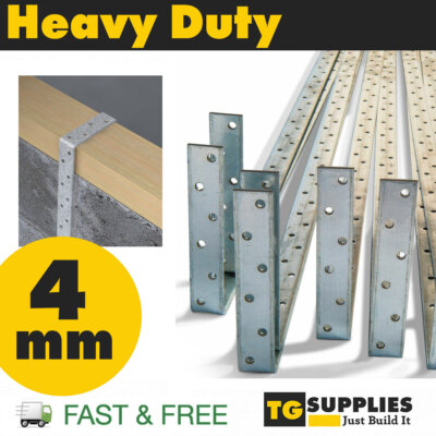 Heavy Duty Galvanised 4mm Restraint Strap Metal Strap Flat and Bent ...