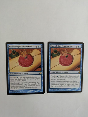 2 Knowledge Exploitation Morningtide MTG NM Free shipping with tracking ...