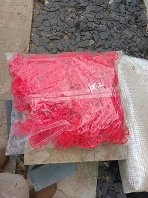 50 Cavity Wall Tie Insulation Retaining 80mm Discs Clips Heavy Duty ...
