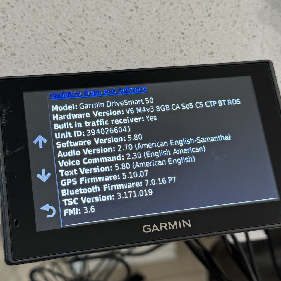 Garmin DriveSmart 50 LMT Map Traffic GPS Navigator UNIT ONLY - Tested ...