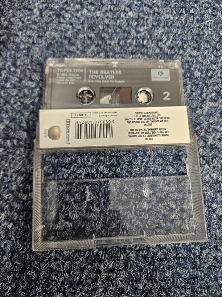 THE BEATLES - REVOLVER (PARLOPHONE TCPCS7009) EARLY 90s UK CASSETTE ...