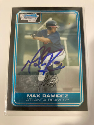 Max Ramirez Autograph Rare Texas Rangers | eBay