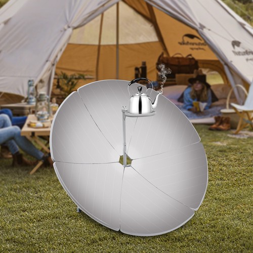 59" Parabolic Solar Cooker Outdoor Camping Cooking Boil Water Sun Oven ...