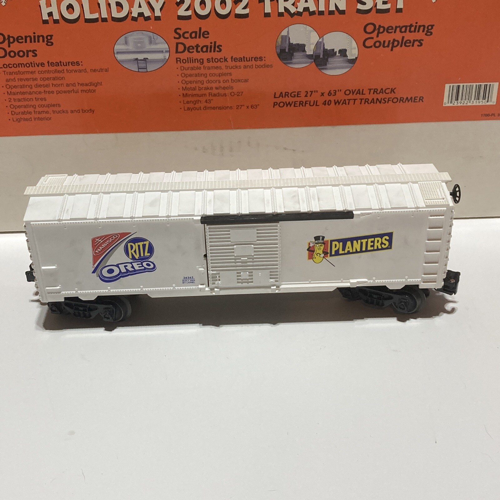 2002 Lionel Train Set - Kraft Nabisco Holiday With Oval Track - Limited ...
