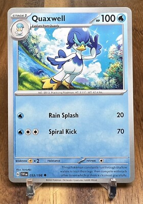 Quaxwell 053/198 SV1 Scarlet & Violet Base Non Holo Pokemon Card NM | eBay