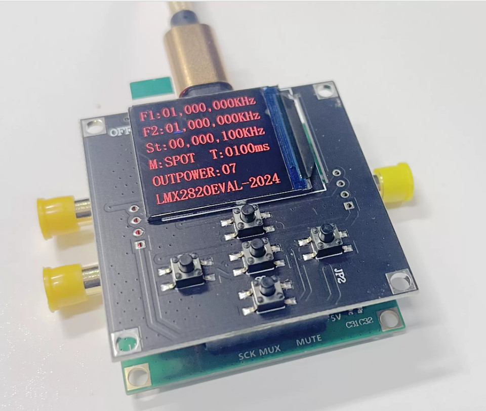 45MHz-22.6GHz LMX2820 Core Board + STM32 Main Control Board High Power ...