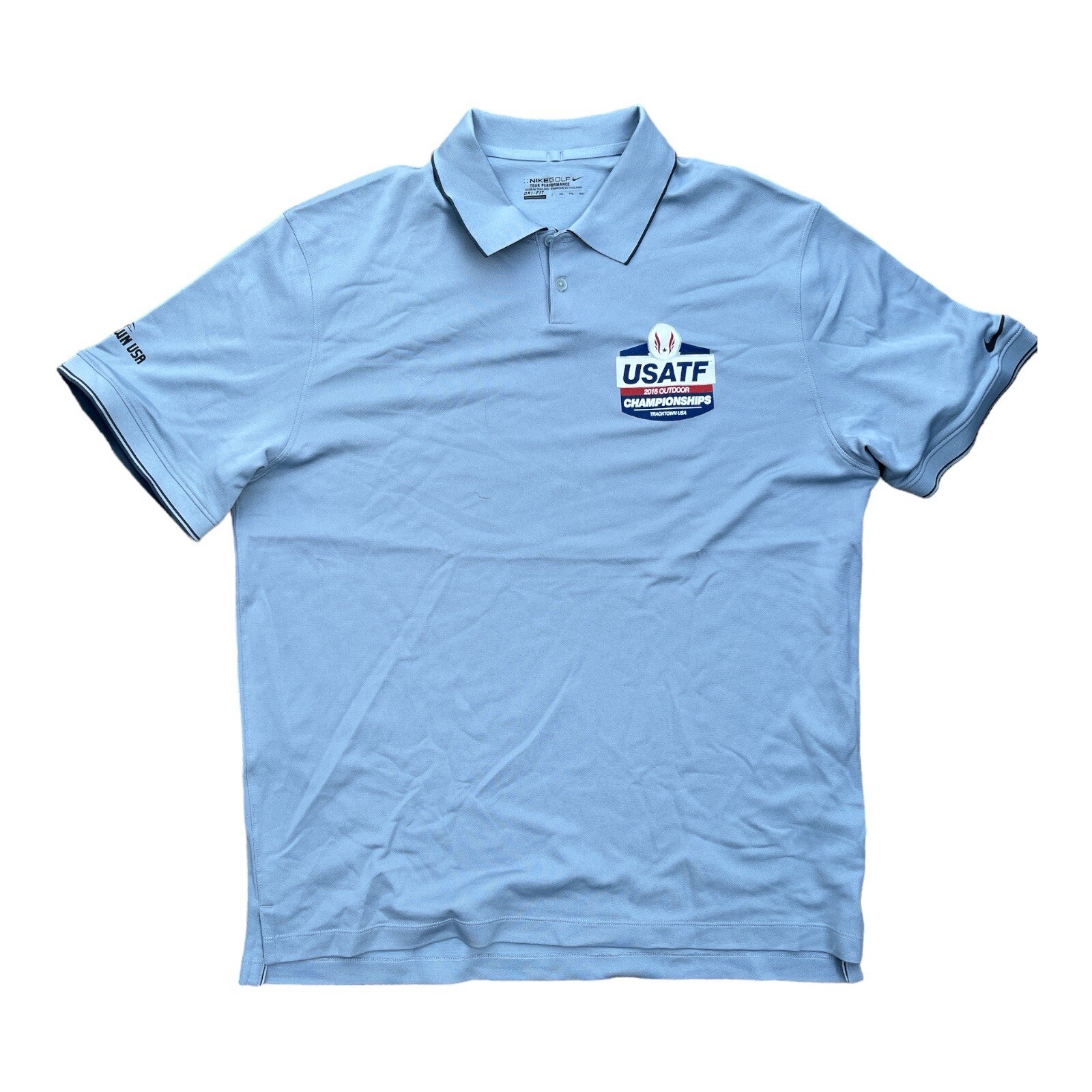2015 USATF Outdoor Championships Nike Golf Polo 2XL S… - Gem