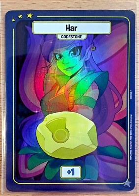 Neopets Battledome TCG - Foil Har Codestone - Convention Exclusive ...