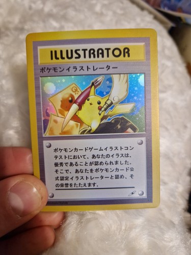 1996 Pokémon Jap Illustrator Holo Card Promo Pikachu Charmander ...