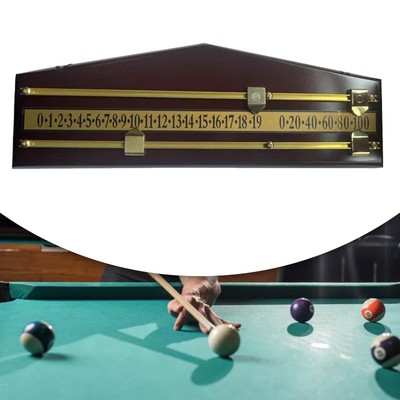 Snooker Billiard Score Board Wooden Integrator Scoring Tabletop Games ...