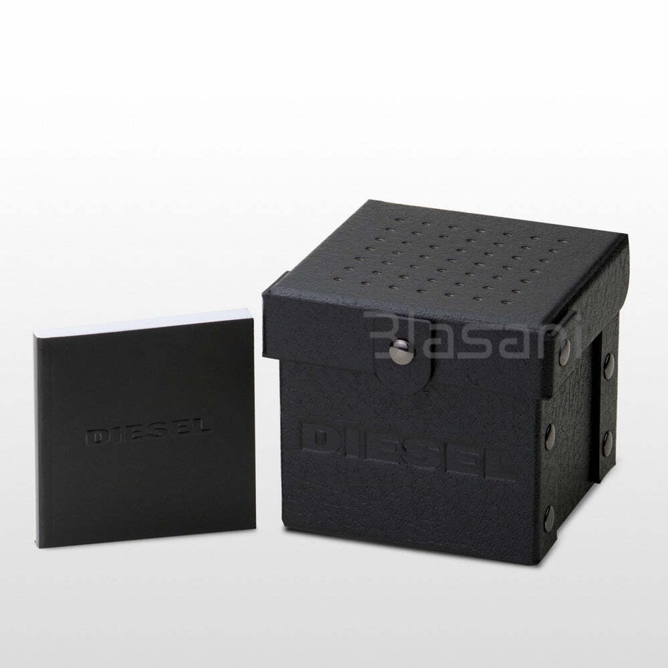 Diesel Original DZ7332 MR DADDY 2.0 Gunmetal Brown Leather Strap Chrono ...