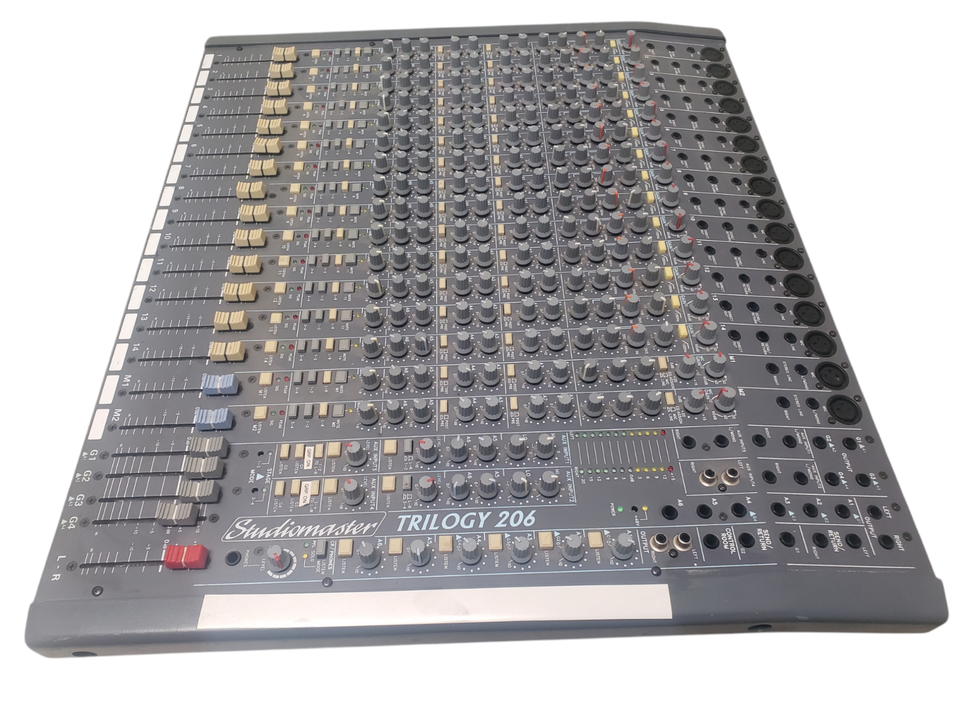 Studiomaster Trilogy 206 16 Channel Mixer tested working great | eBay