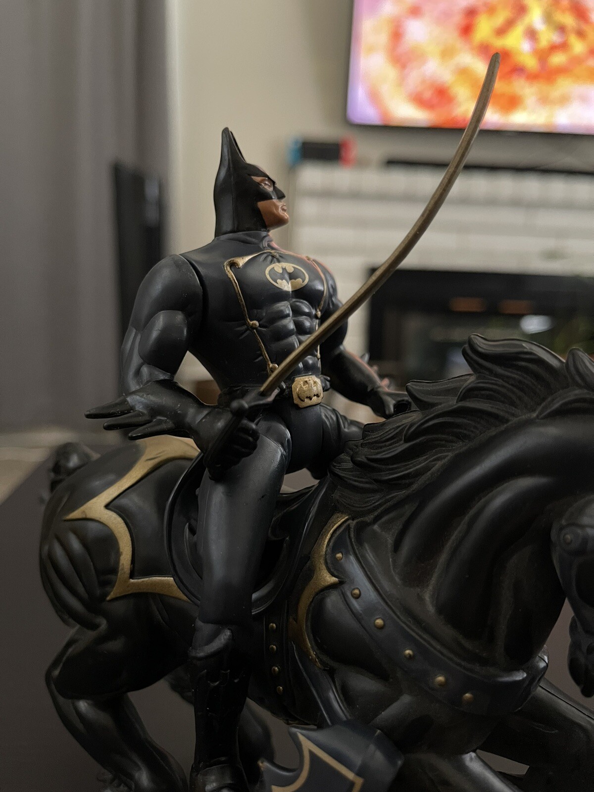 Vintage 1994 Legends of Batman Dark Rider Batman Figure & Horse ...