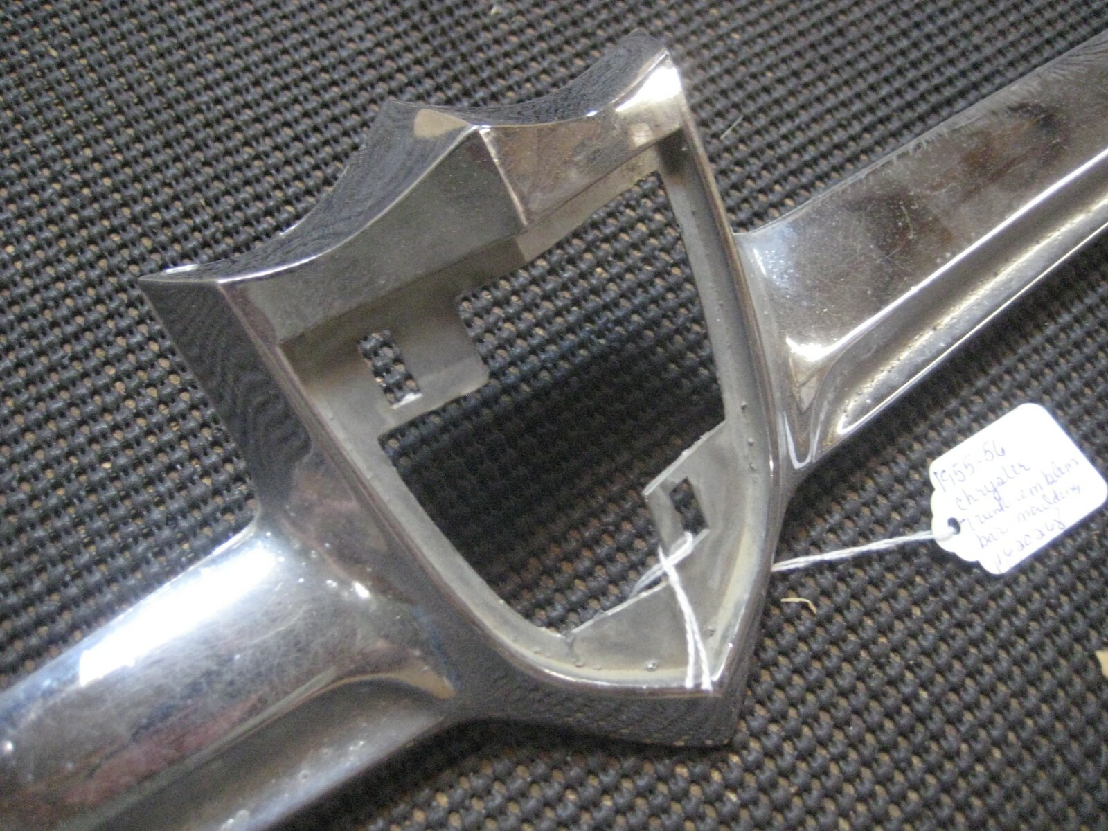 Original 1955 56 Chrysler Trunk Emblem Molding Trim | eBay