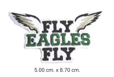 NFL Philadelphia Eagles FLY logo for patch iron,sewing on Clothes | eBay