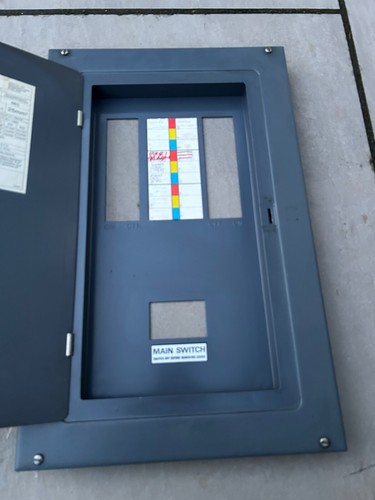 Memshield 1 Distribution Board Box Fuse 6 Way 3 Phase Cover Lid Door ...