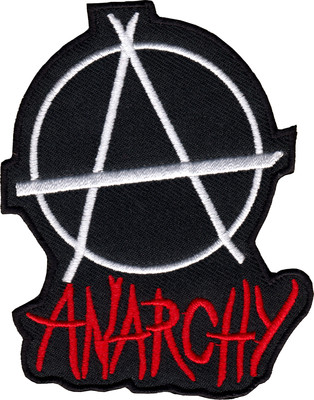Patch - Anarchy A Logo Anti-Authority Punk Rock Anarchist 3.75" Iron On ...
