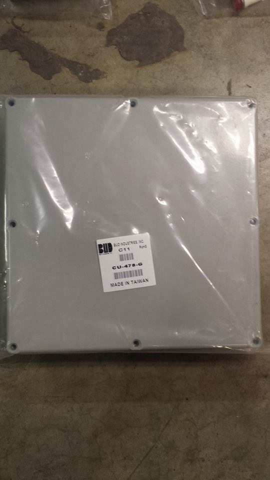 BUD INDUSTRIES CU-478-G ENCLOSURE BOX W289 | eBay