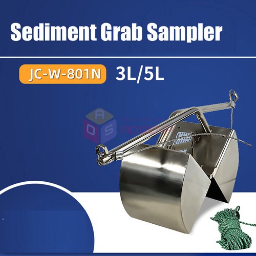 Sludge Sampler Stainless Van Mud Dredge Bottom Sludge Sediment Grab ...