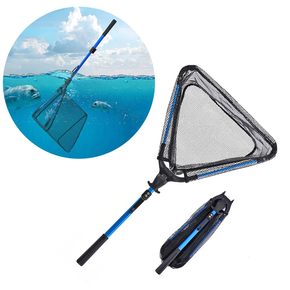 Triangle Fishing Net 72cm/92cm Triangle Hand Net Portable for Trout ...