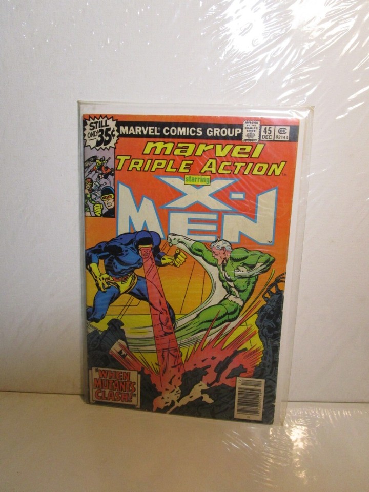 Marvel Triple Action Starring X-Men #45 Newsstand Marvel Comics 1978 | eBay