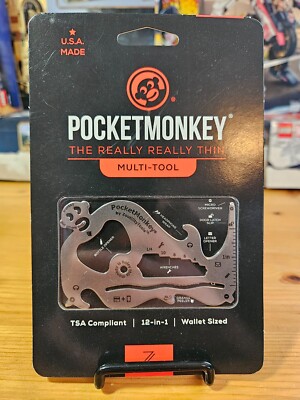 12 in 1 Pocket Monkey– A Credit Card Sized Multitool | eBay