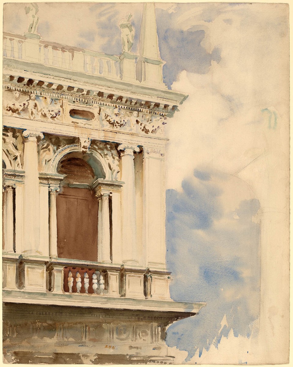 John Singer Sargent Venice Watercolor Paintings John Singer