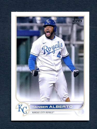 2022 Topps Baseball Card #53 Hanser Alberto Royals NM-MT | eBay
