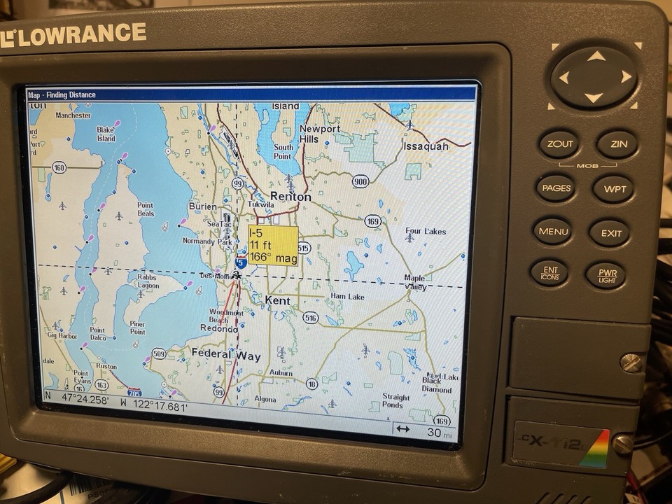 Lowrance LCX-112C Fish Finder 10" Color Display | eBay