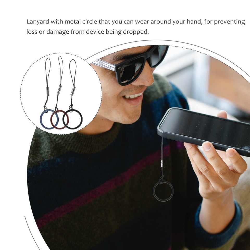 10 Pcs Hand Grip Mobile Lanyard Cell Phone Hand Strap Anti Lost Phone ...