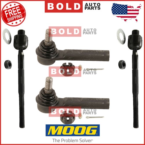 Moog Set of Outer & Inner Left & Right Tie Rod Ends Kit for 4Runner ...